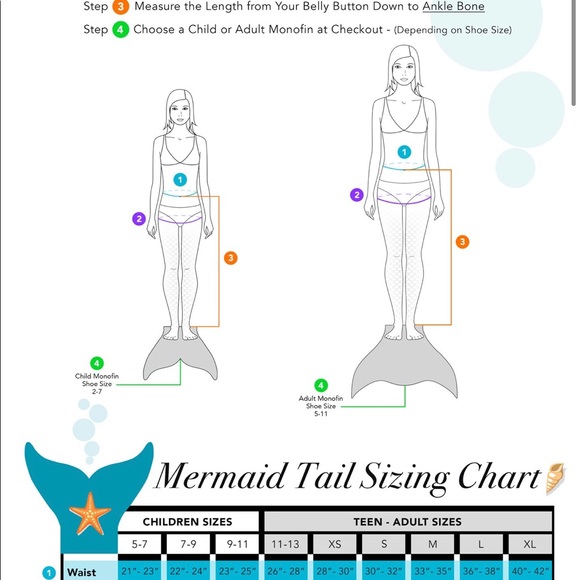 Swimtails | Swim | Swimtails Honey Betta Mermaid Tail And Nwt Monofin ...